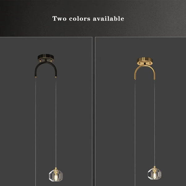 Mercer41 Logunn 2 - Light Sphere Chandelier Ceiling Light With Crystal Accents & Reviews | Wayfair